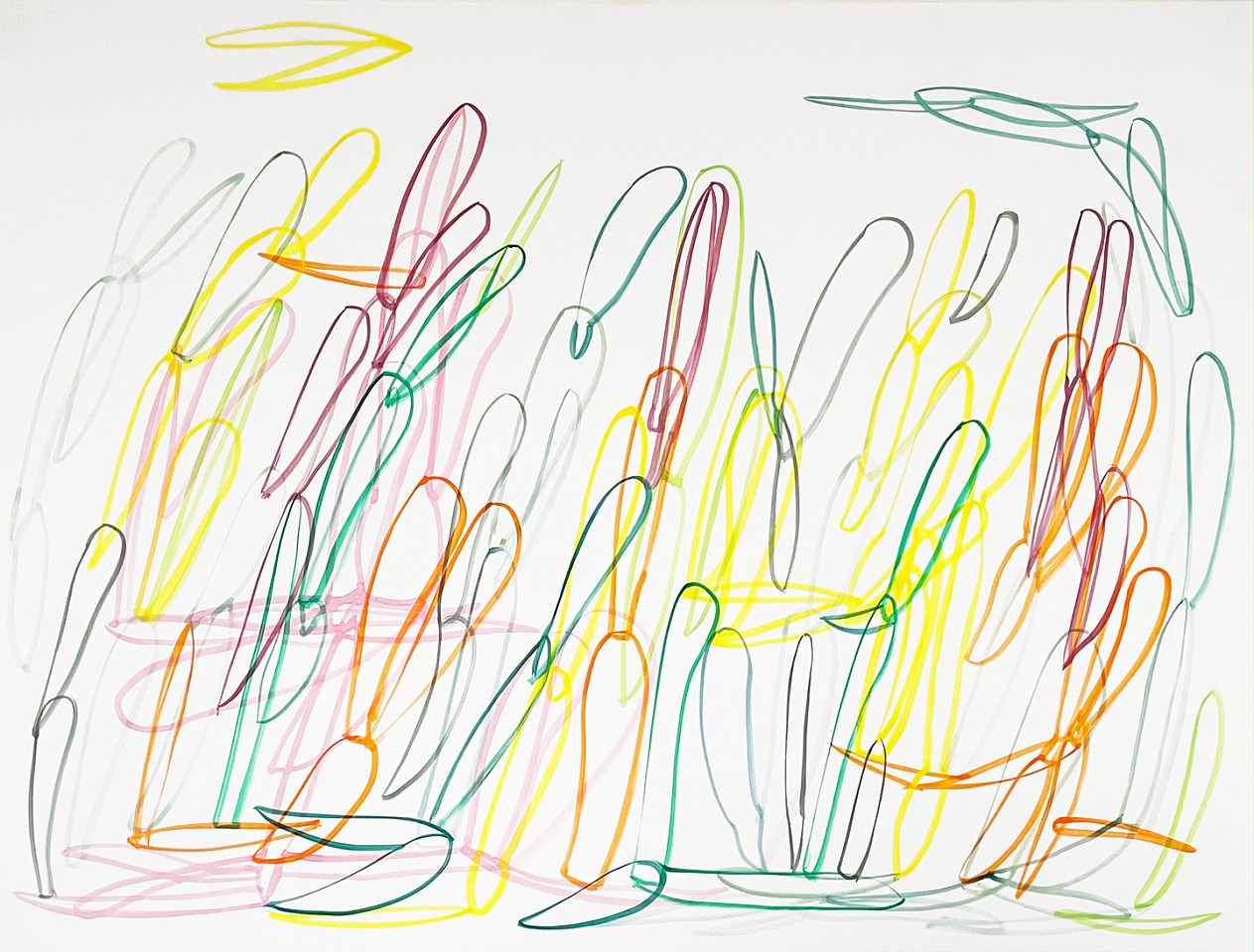 Agnes Barley | Untitled Spray Series Installation | 2019 | Sears Peyton ...